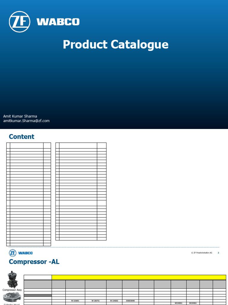 Wabco Ready Reckoner - 29.12 | PDF | Mechanical Engineering | Vehicle Technology