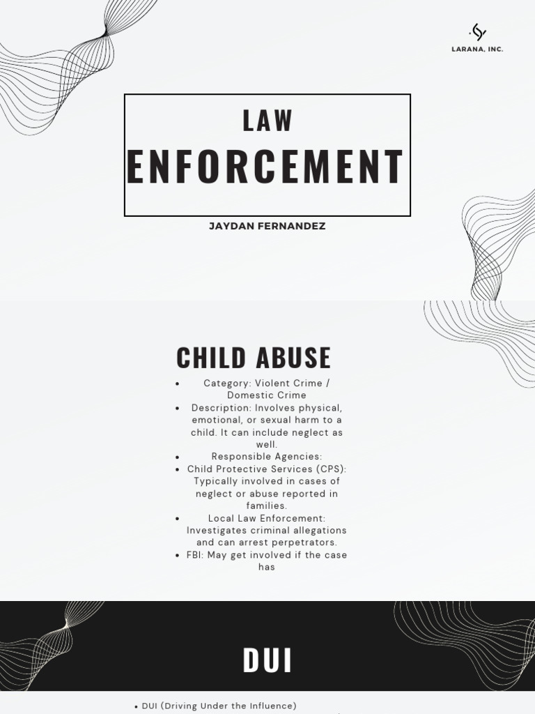 Law Enforcement Discussion | PDF