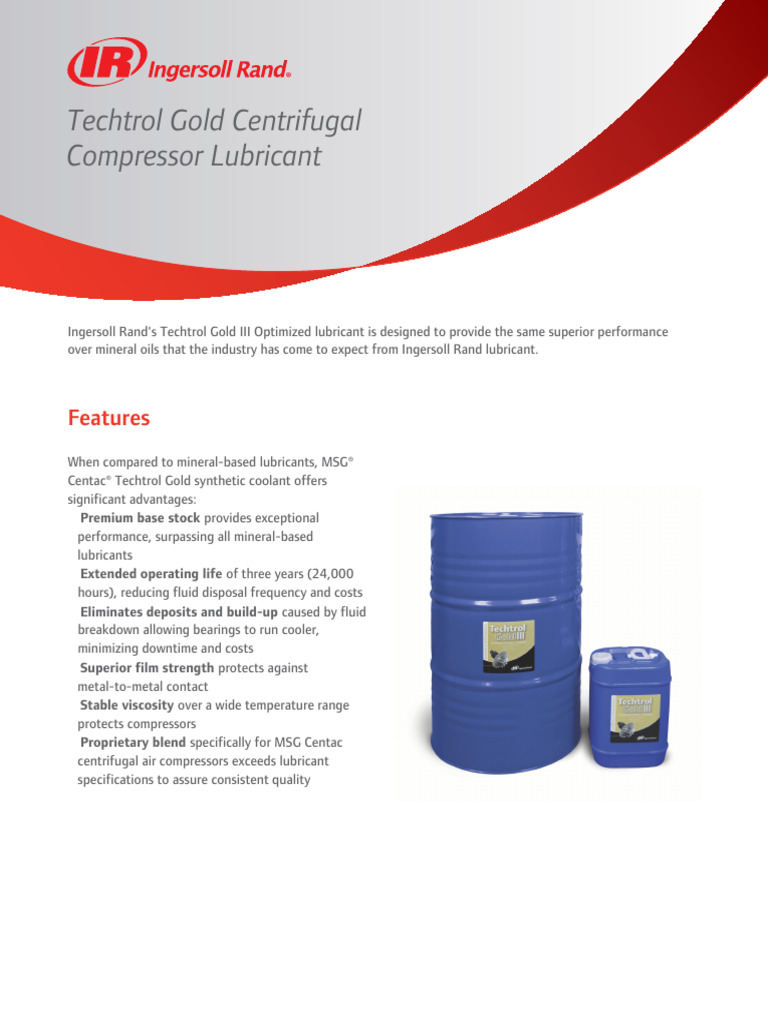 Ficha Técnica Ingersoll Rand | PDF