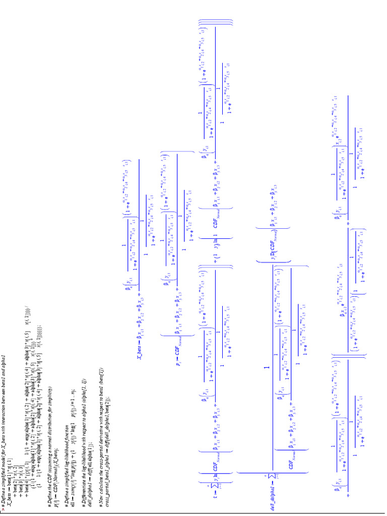 Probit Derivation Example2 | PDF | Mathematical Analysis | Functions And Mappings