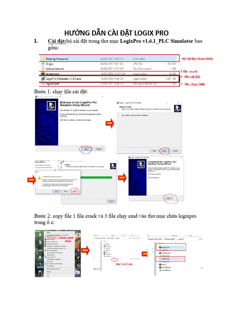 Hướng Dẫn Cài Đặt Logix Pro | PDF