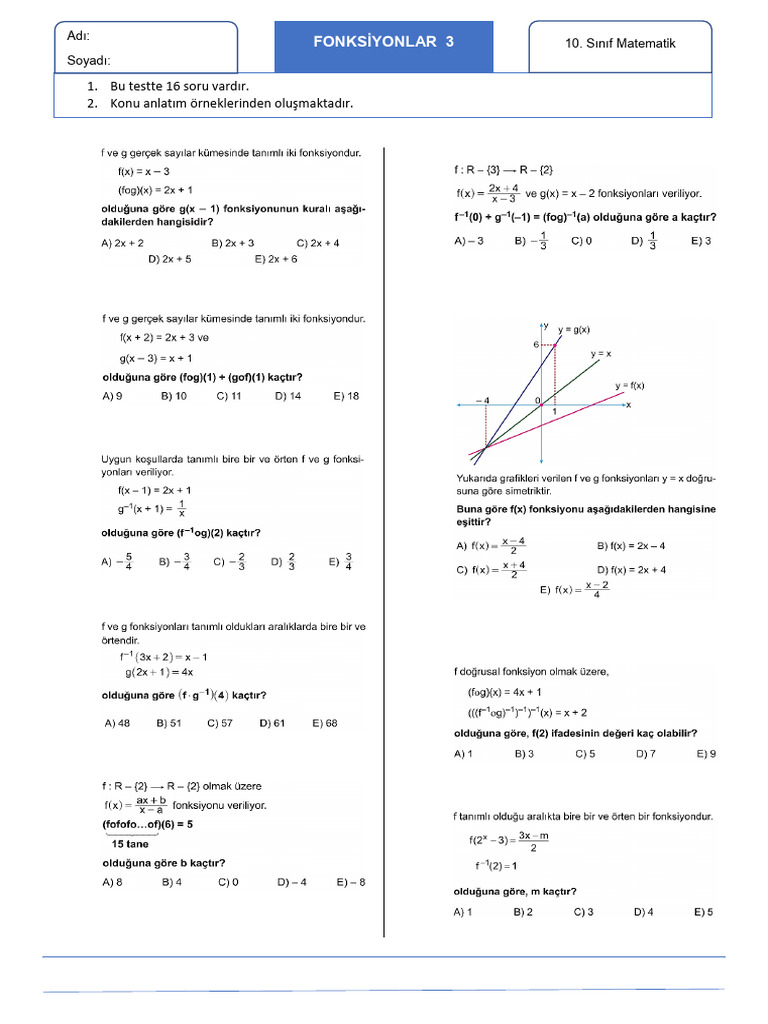 FONKSİYONLAR 3 | PDF