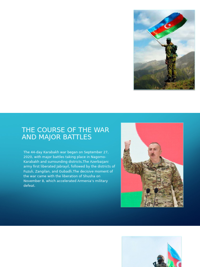 Overview of the 44-Day War in Karabakh | PDF