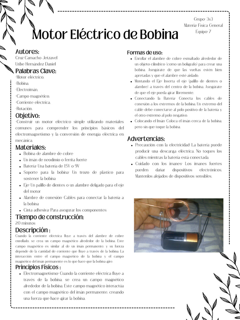Bobina | PDF | Imán | Inductor