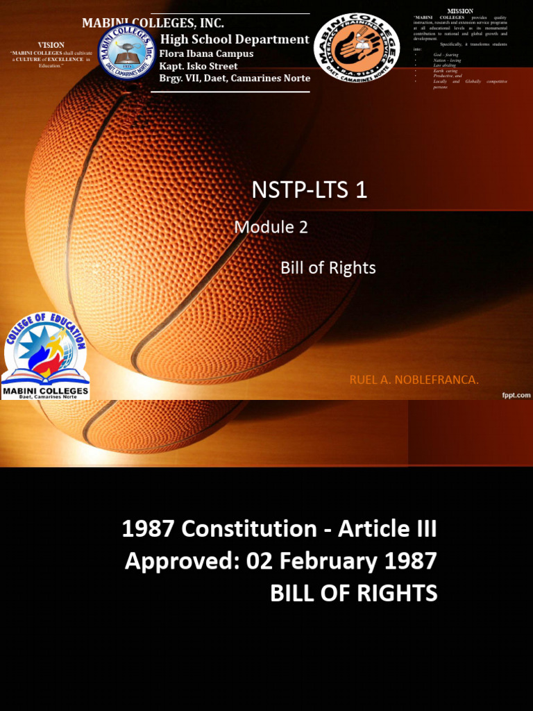 Bill of Rights | PDF | Due Process | Article Three Of The United States ...