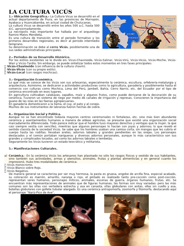 La Cultura Vicús | PDF