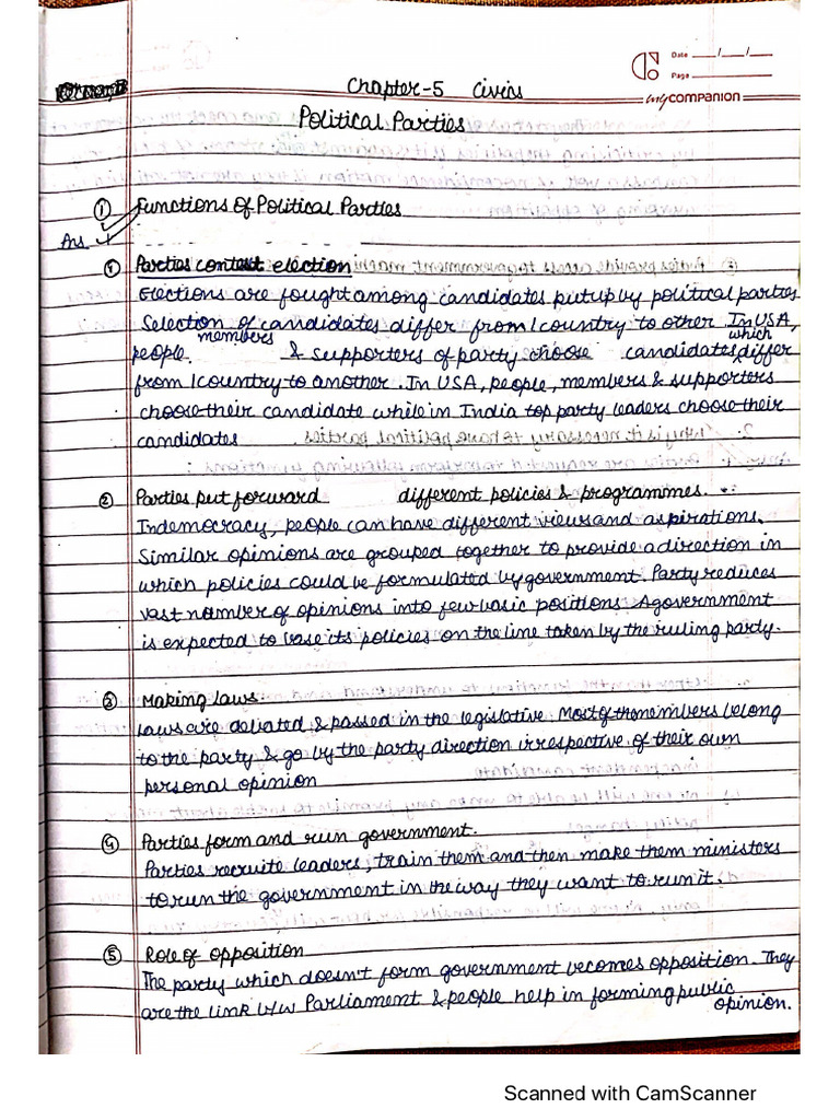 Political Parties | PDF