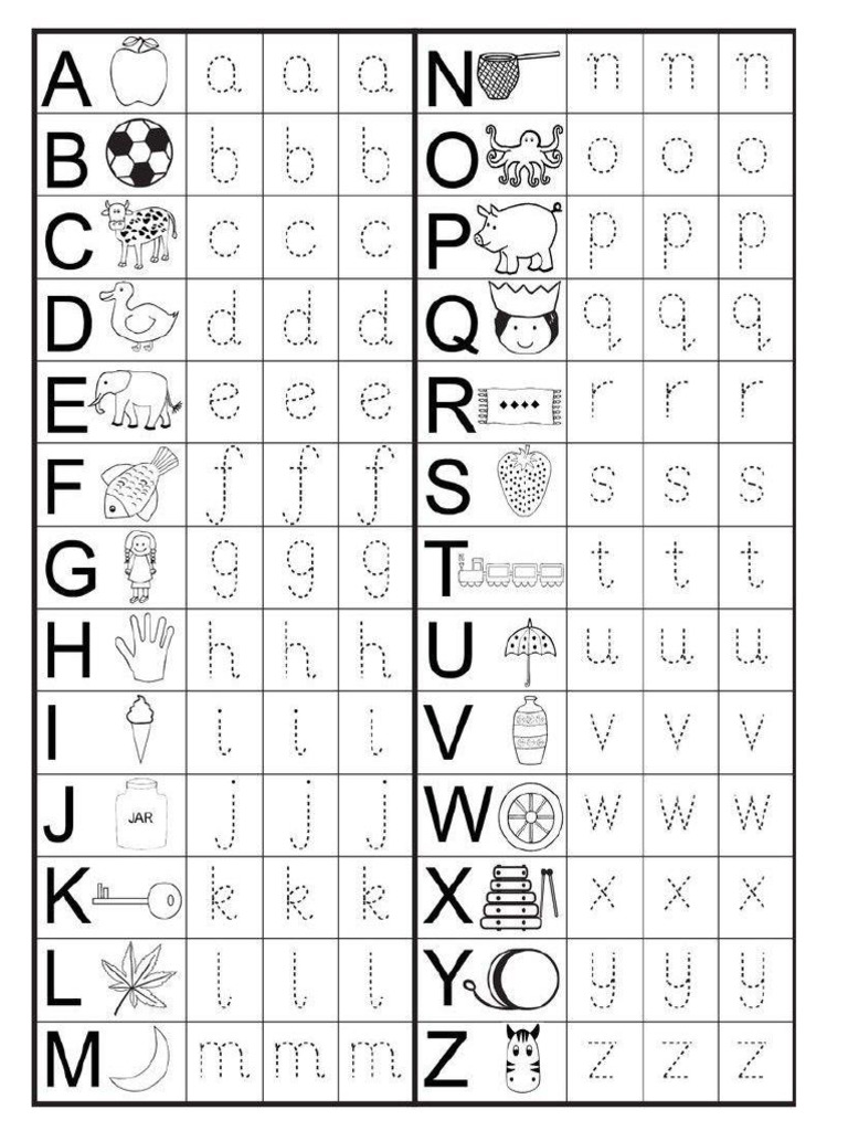 alphabet english | PDF