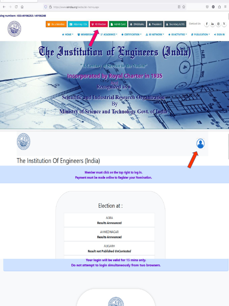 IEI Elections 2024 - Voting Procedure | PDF
