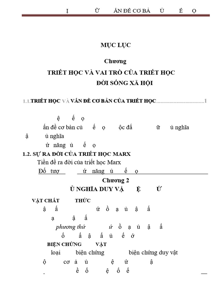 Sach Triet Hoc - Nhung Van de Co Ban | PDF
