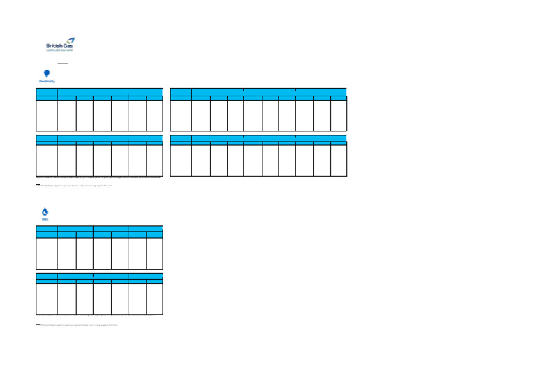 October Price Cap 2024 Standard Tariff Rates Effective From 01 Oct 2024 ...