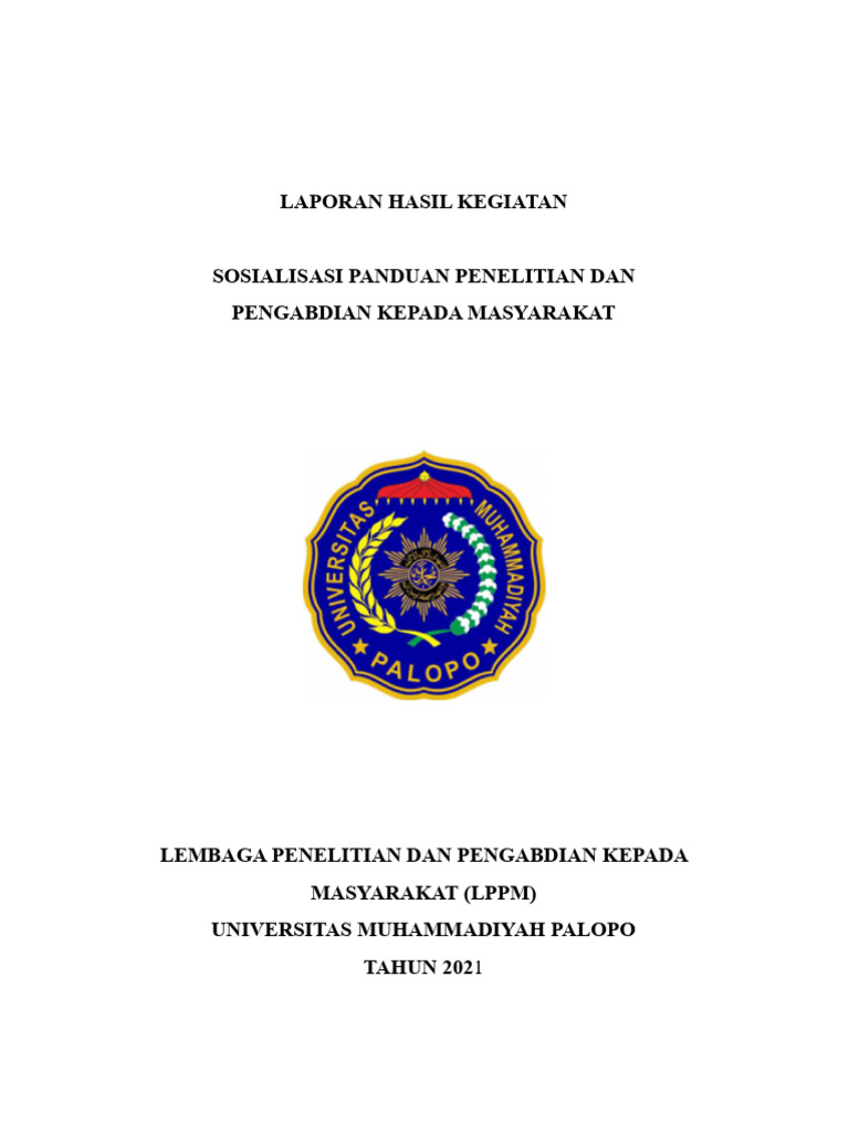 106.-Kegiatan-Sosialisasi-Pedoman-Penelitian-dan-Pkm-1 | PDF