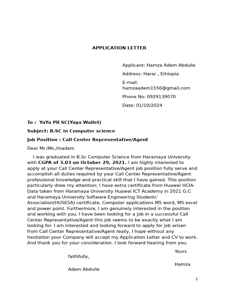 Resume to Yaya Wallet | PDF | Computer Network | Databases