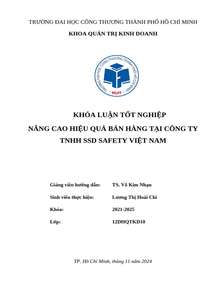 Lương Thị Hoài Chi - kltn | PDF