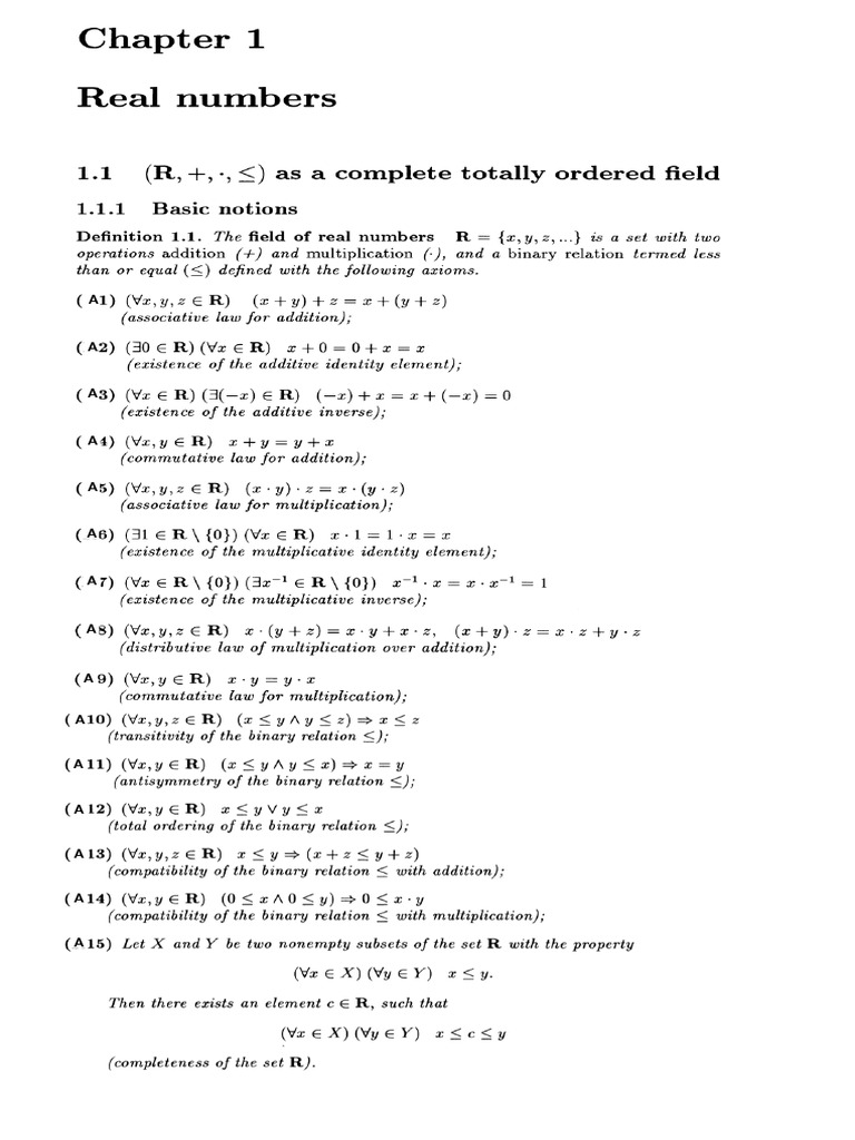 Basic Notions (2) | PDF