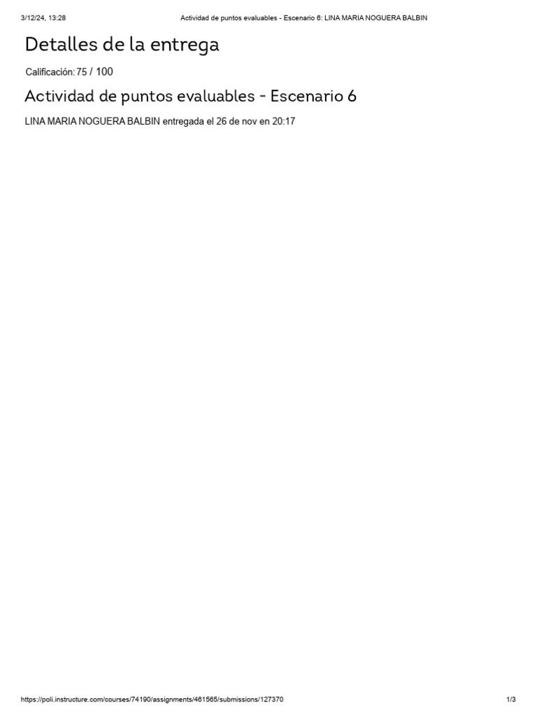 Actividad de Puntos Evaluables - Escenario 6 - FISICA II | PDF | Ciencias fisicas | Metrología