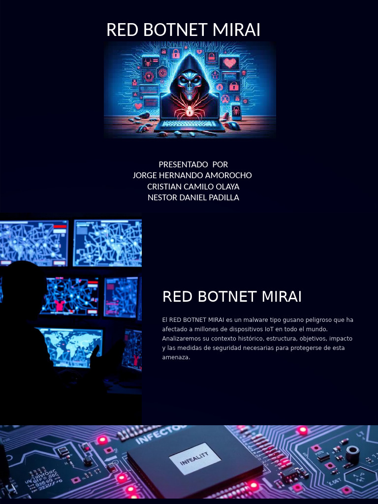 Red Botnet Mirai | PDF | Internet | Ataque de denegación de servicio