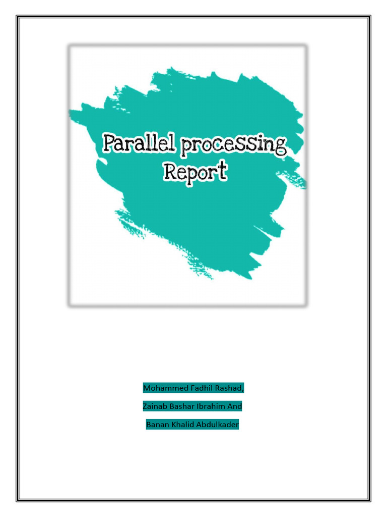 تقرير⁩ | PDF | Message Passing Interface | Computing