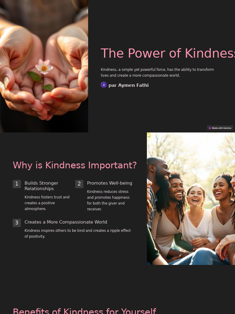 The Transformative Power of Kindness | PDF | Self Esteem | Compassion