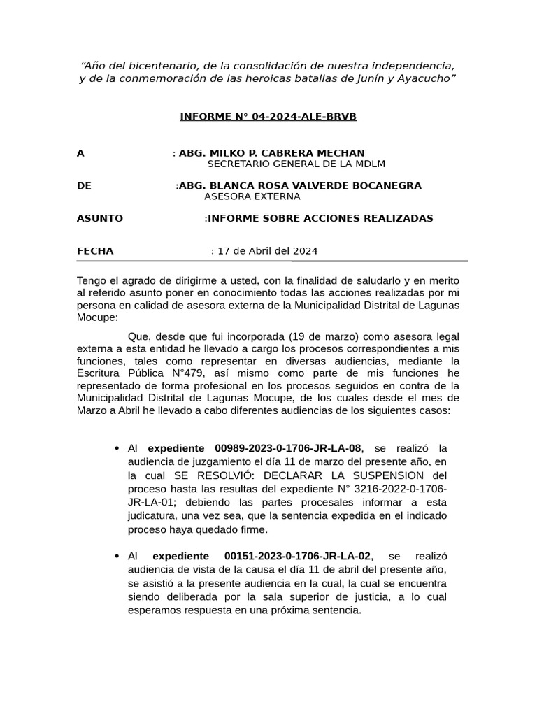 Informe 5 | PDF | Gobierno