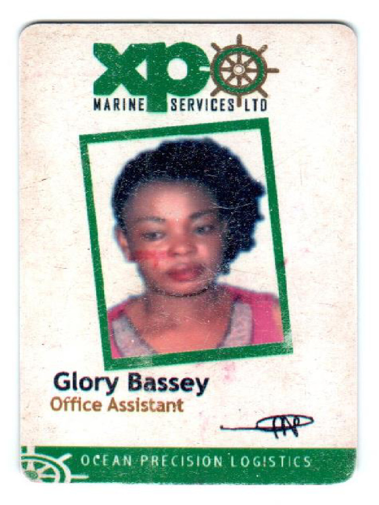 Glory Bassey Xpo Id | PDF