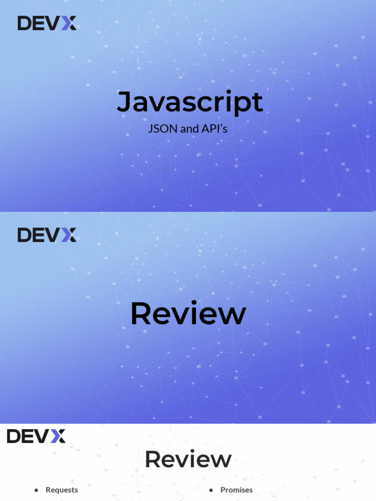 JSON and API Basics in JavaScript | PDF | Json | Markup Language