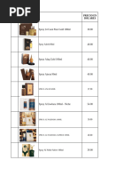 Fine Fragrance Price List | PDF | Perfume | Brand