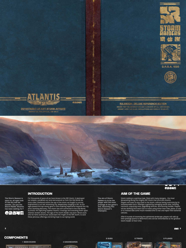 Storm Raiders: Adventure Board Game | PDF | Dice | Marine Salvage