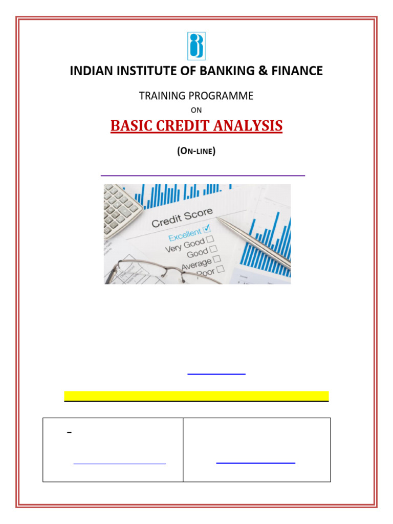 Brochure-Programme on Basic Credit Analysis -05.10.2023 and 06.10.2023 ...