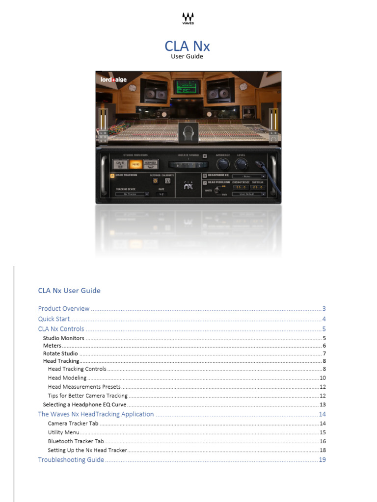CLA NX | PDF | Equalization (Audio) | Headphones