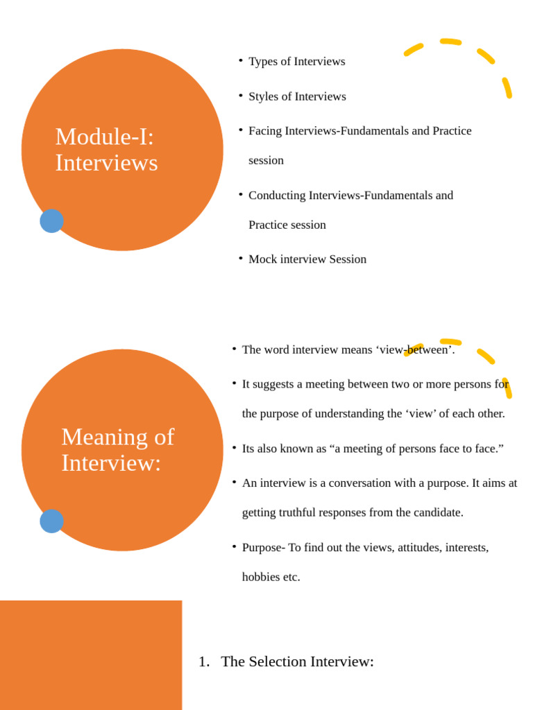 Interview Skill | PDF | Job Interview | Interview
