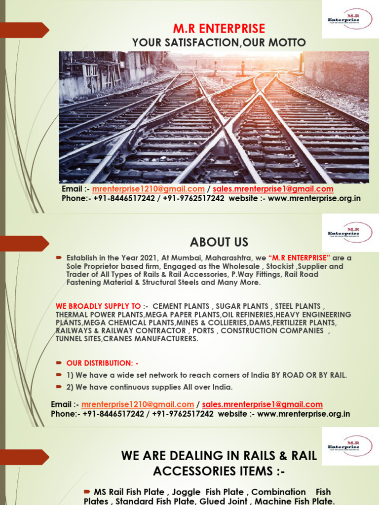 Brochure (m.r Enterprise) | PDF | Screw