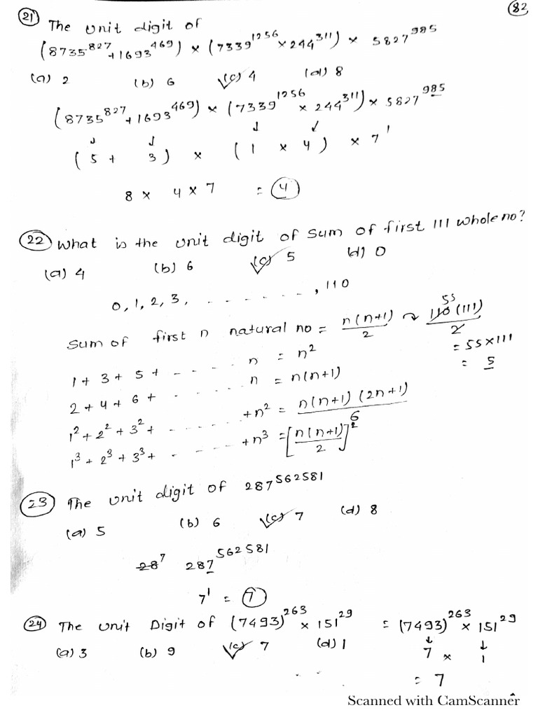 CLASS - 24 (Class Notes Eng) Number System - 277703 - Crwill | PDF