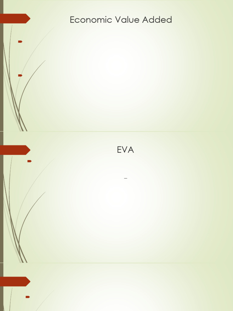 EVA | PDF | Cost Of Capital | Taxes