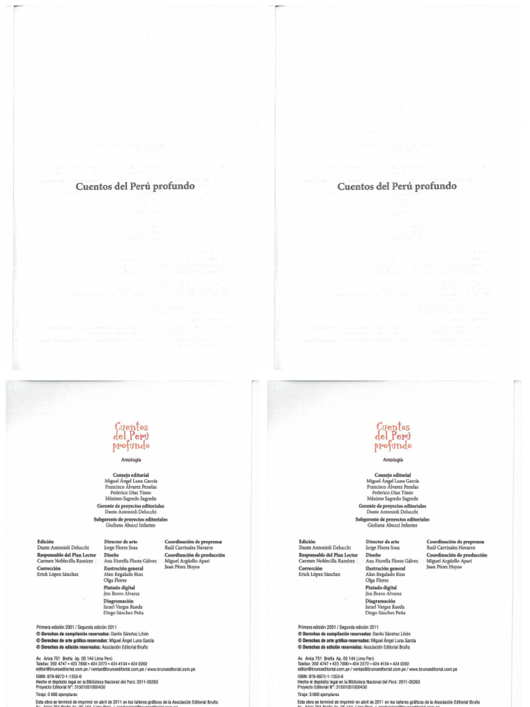 Cuentos Del Peru Profundo | PDF