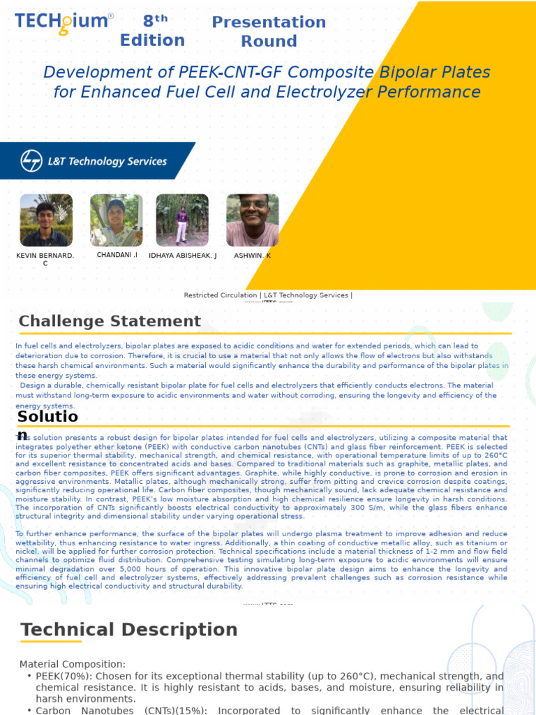 Development of PEEK-CNT-GF Composite Bipolar Plates For Enhanced Fuel ...