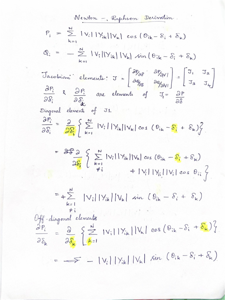 Newton Raphson Derivation | PDF