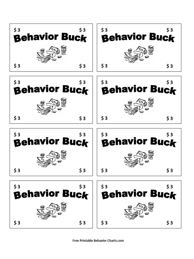 Behavior Buck Money Three | PDF