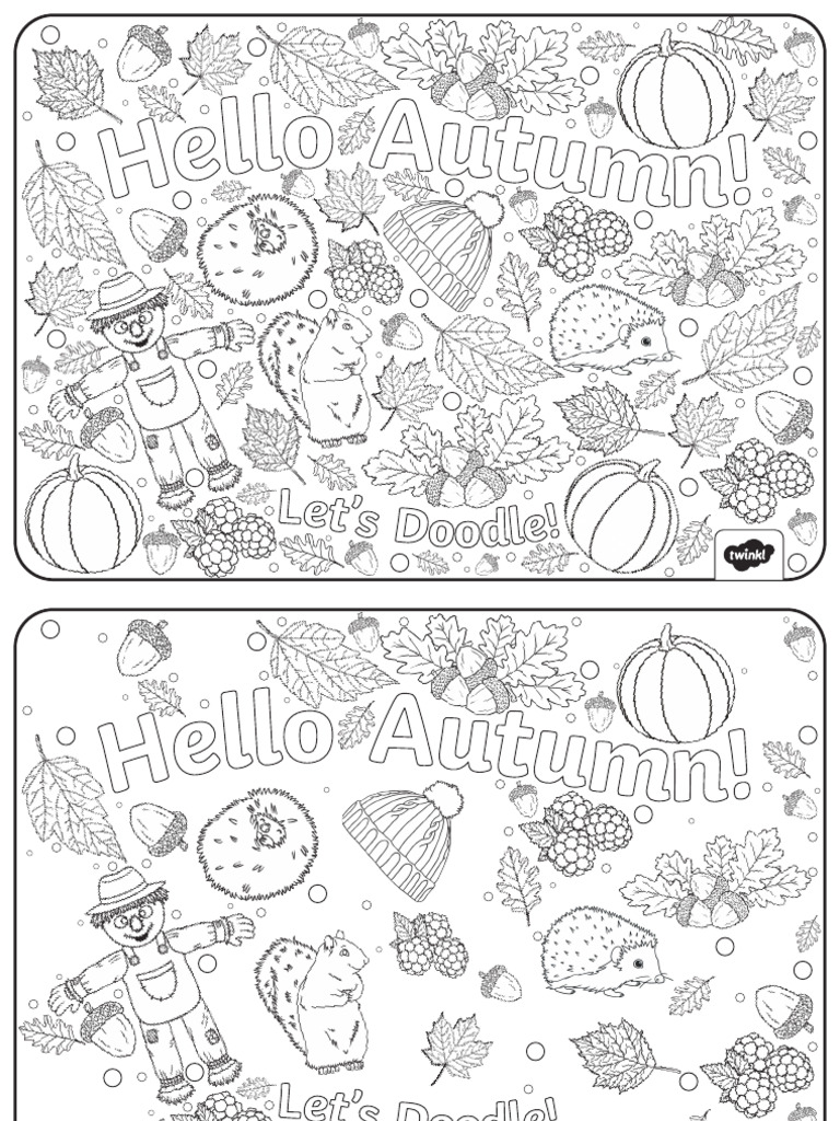 Autumn-Colouring-Pages Ver 1 | PDF