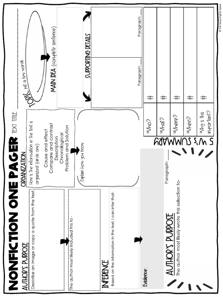Annotated-Info Text One Pager | PDF