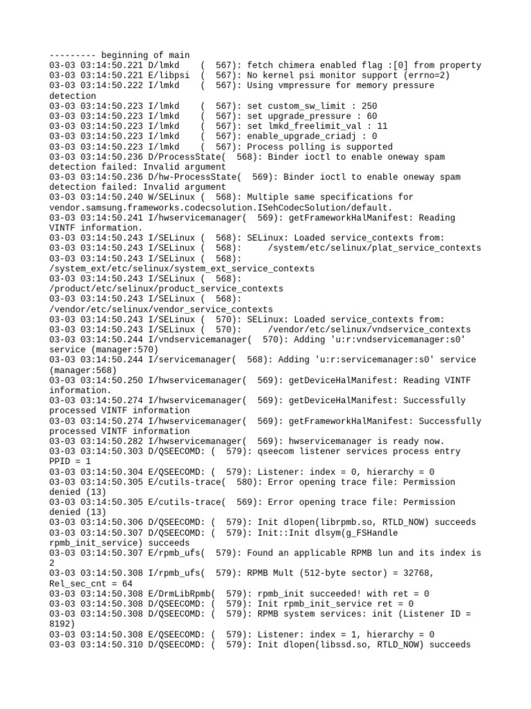 Logcat Home Fota Update Log | PDF | Computing | Computer Engineering
