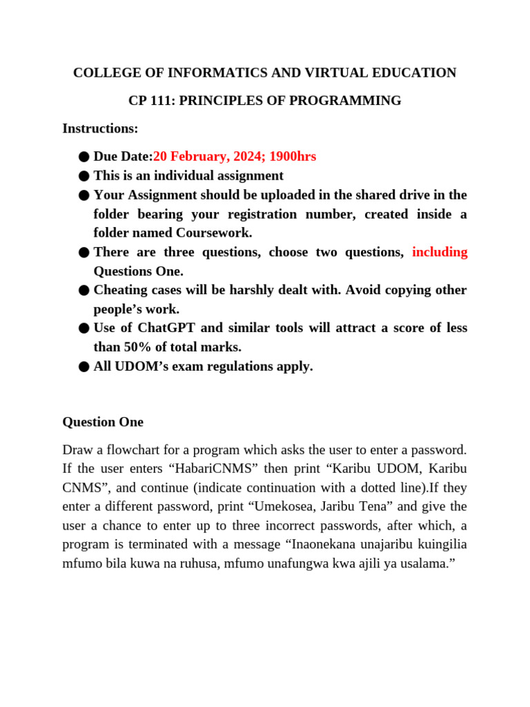 CP111 ANS 2024 | PDF | Computer Science | Software