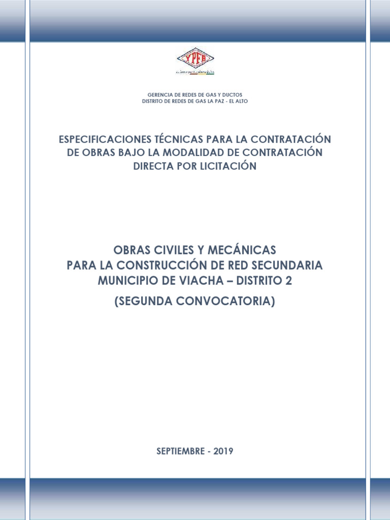 Esp Tec D-2 Viacha - 2da Conv | PDF | Contratista general | Ingeniero civil