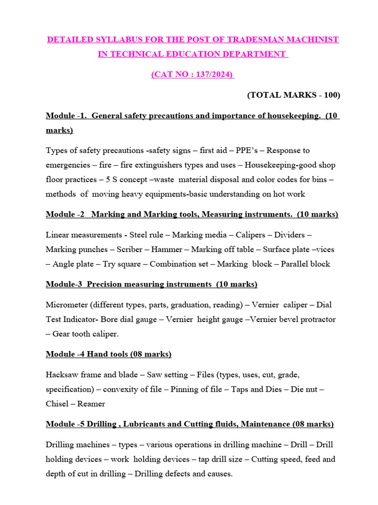 18.TRADESMAN MACHINIST | PDF | Grinding (Abrasive Cutting) | Gear