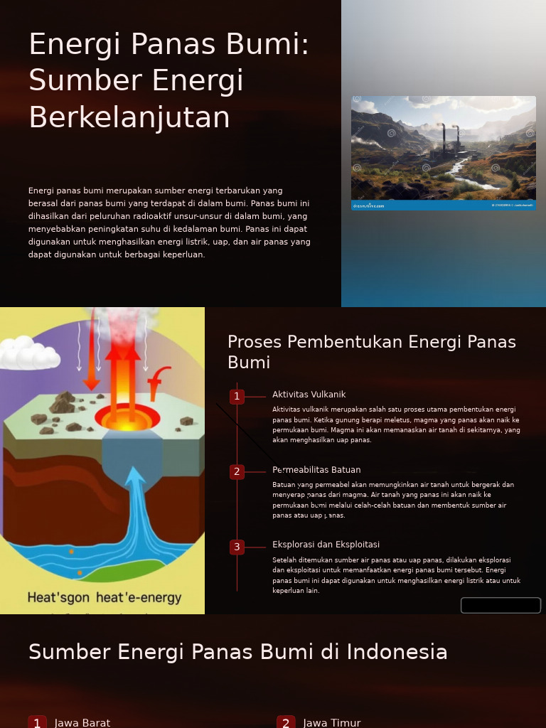 Potensi Energi Panas Bumi di Indonesia | PDF