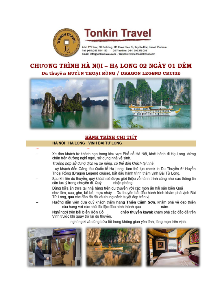 Ha Long 2D1N - PDF | PDF