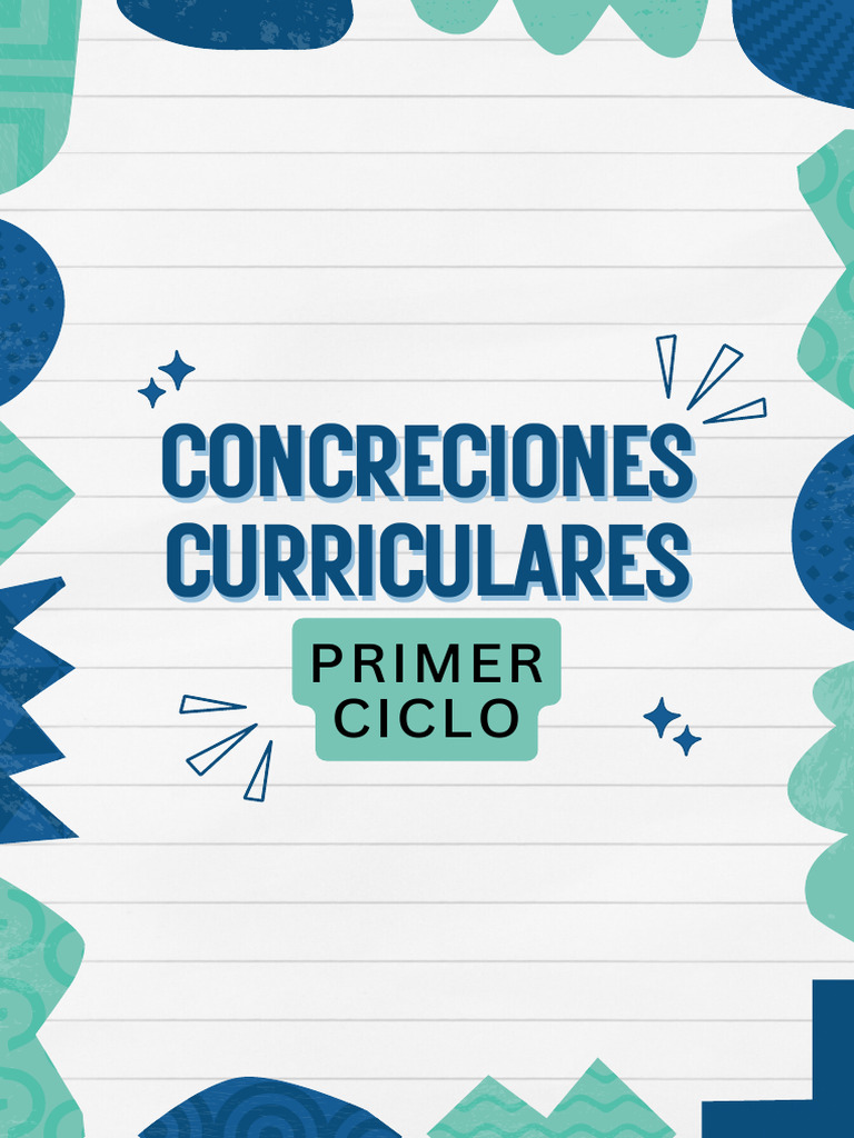 Concreciones Curriculares Primer Ciclo | PDF | Palabra | Aprendizaje