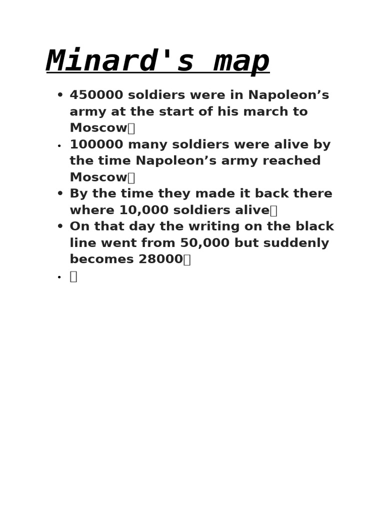 Minards Map | PDF