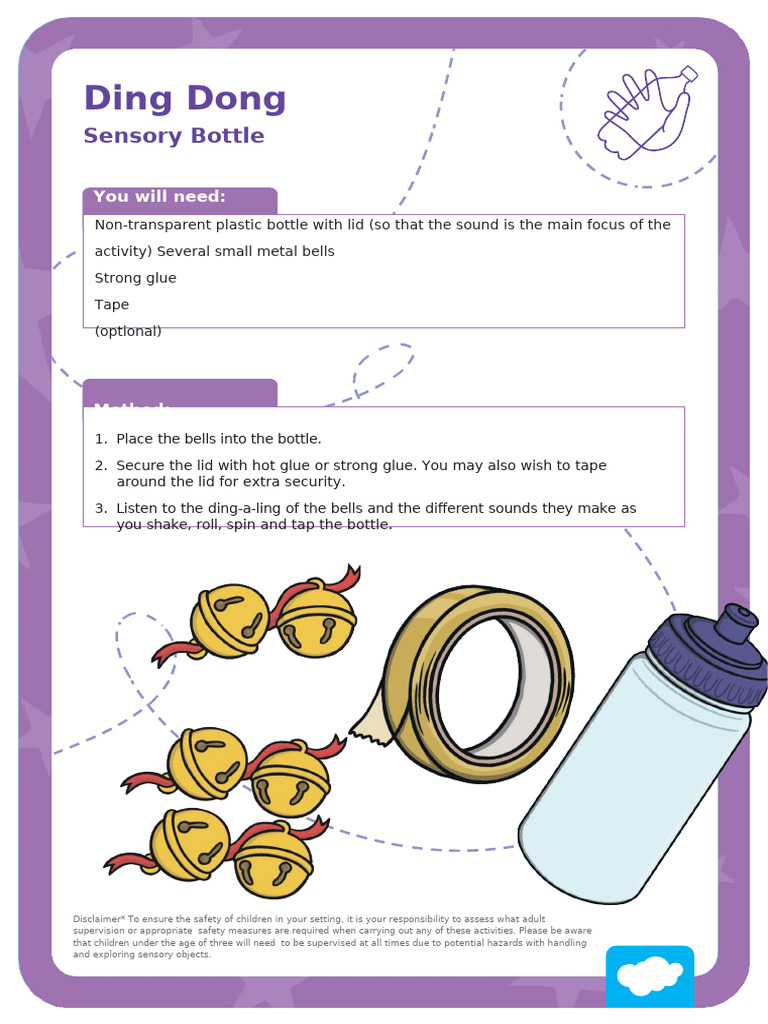 Ding Dong Sound Sensory Bottle | PDF