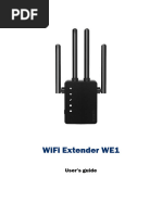 Ac1200m Wifi Range Extender Repeater Router Manual | PDF | Wi Fi | Computer Network